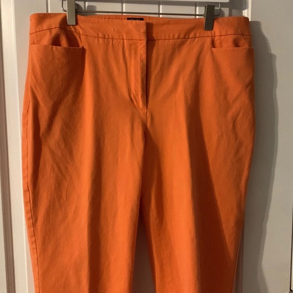 Talbots | Pants & Jumpsuits | Talbots Orange Hampshire Capri Dress ...
